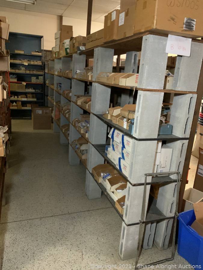 Shelves Made With Concrete Blocks