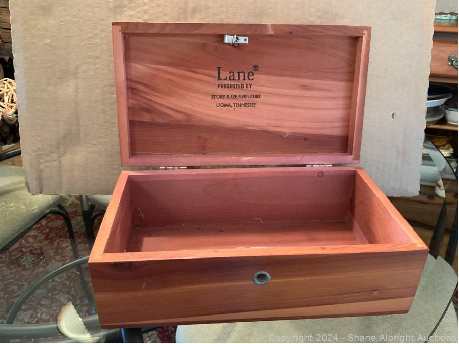 Lane cedar chest jewelry box store